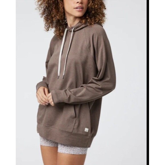 Vuori | Tops | Vuori Halo Essential Hoodie Small Java Heater Brown 27 ...